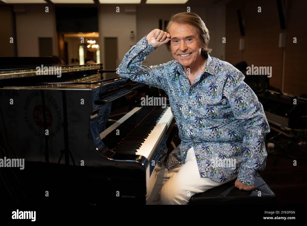 Madrid, 07/13/2023. Interview with Raphael during the rehearsals for ...