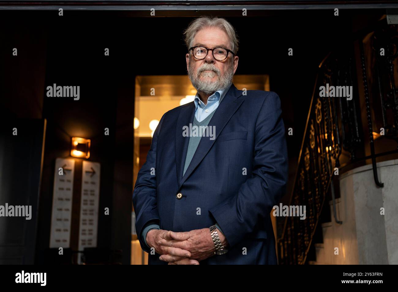 Madrid, 19/02/2024. Interview with journalist Michael Reid who ...