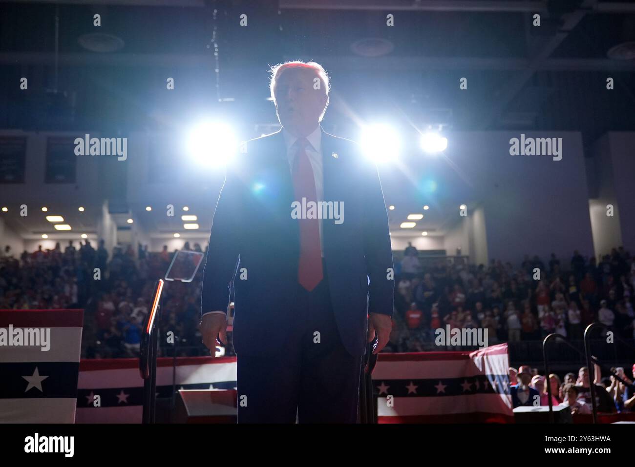 Republican presidential nominee former President Donald Trump turns ...