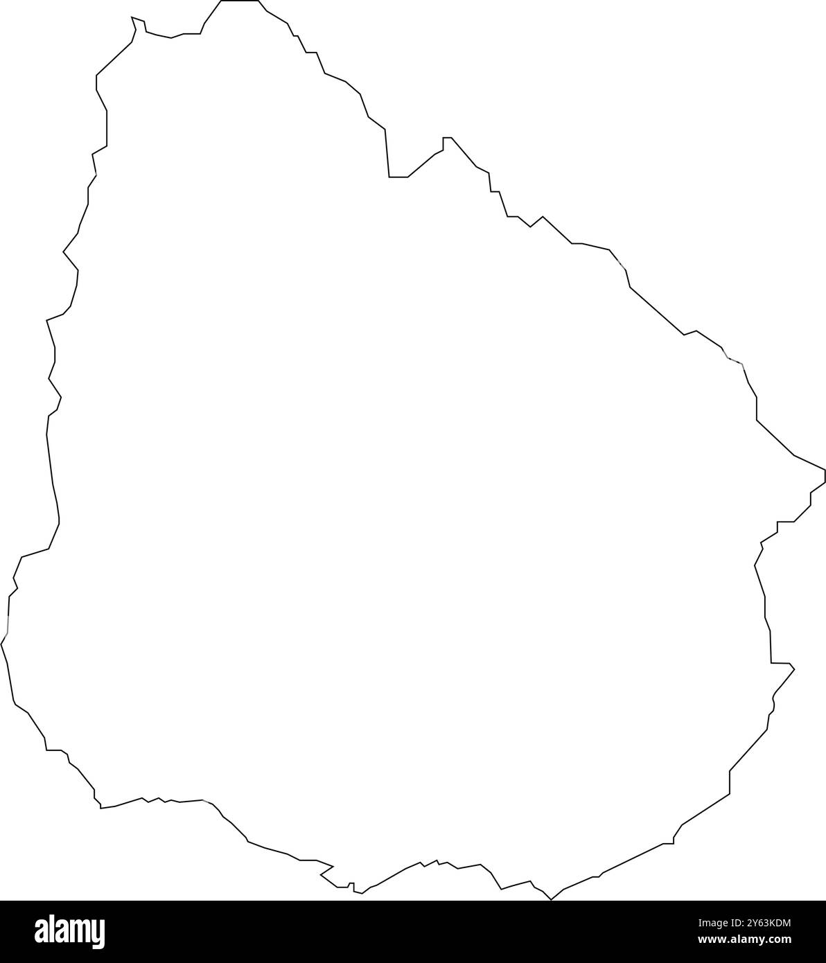 Simple political map uruguay hi-res stock photography and images - Alamy