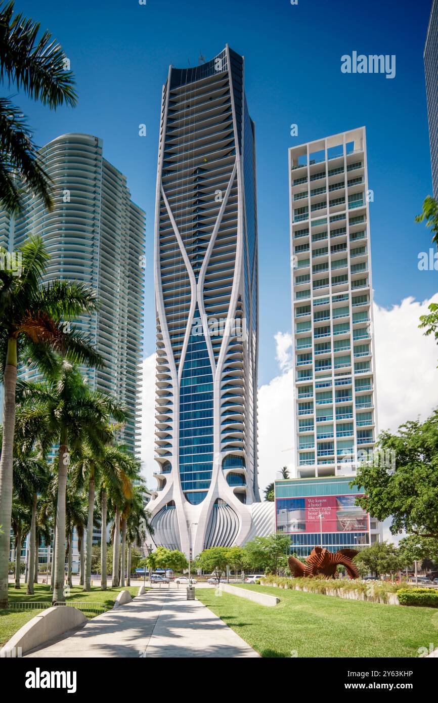Miami, FL, USA - September 22, 2024: Vertical stock photo One Thousand ...