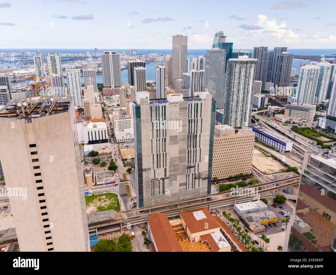 Miami courthouse construction 2024 Stock Photo - Alamy