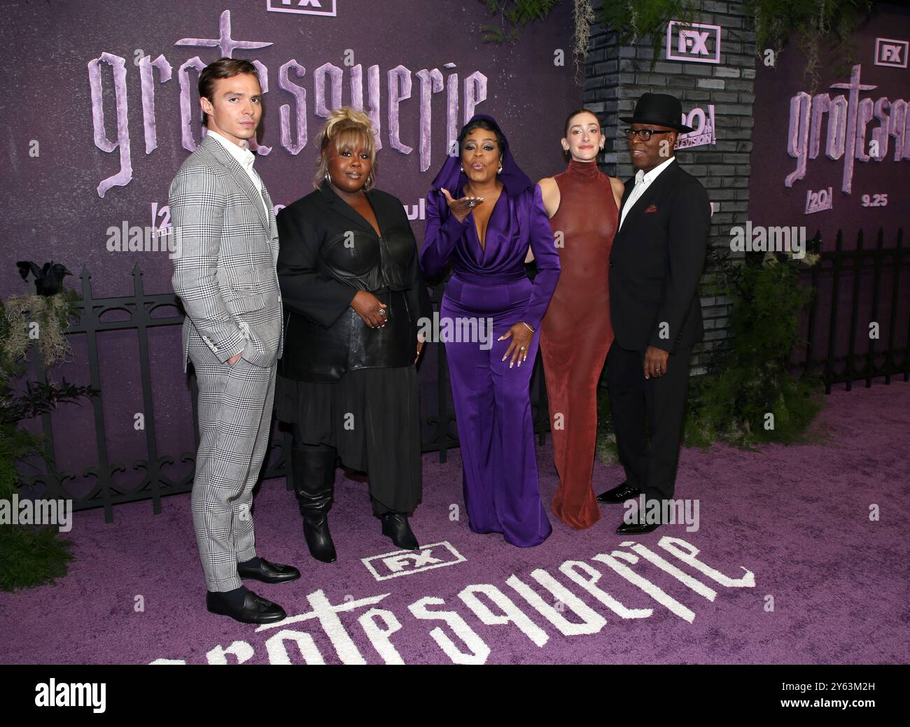 New York City, USA. 23rd Sep, 2024. Nicholas Chavez, Raven Goodwin ...