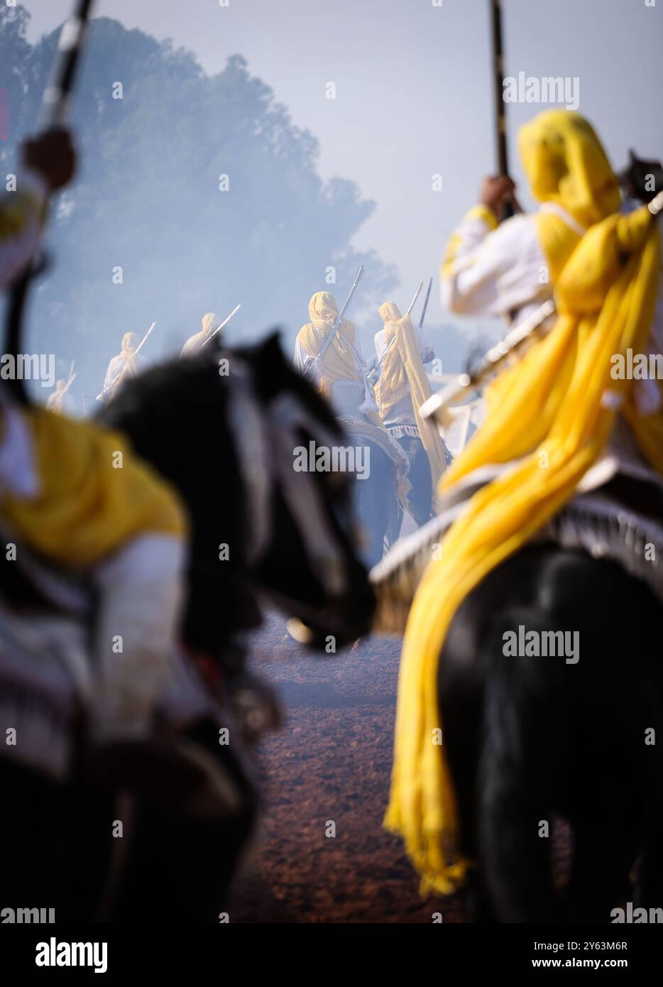 Capturing the intensity of a traditional Moroccan Tbourida, also known ...