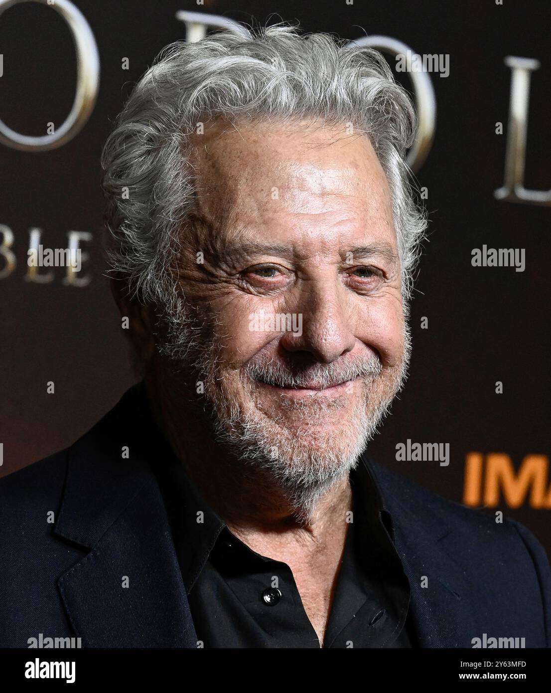 Dustin Hoffman attends the premiere of "Megalopolis" at AMC Lincoln ...