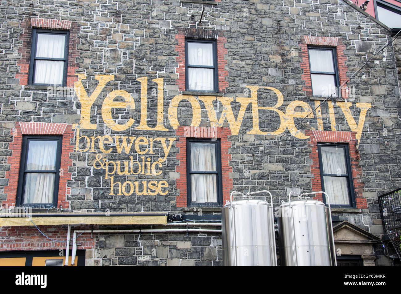 Yellow Belly Brewery on Water Street in downtown St. John's ...