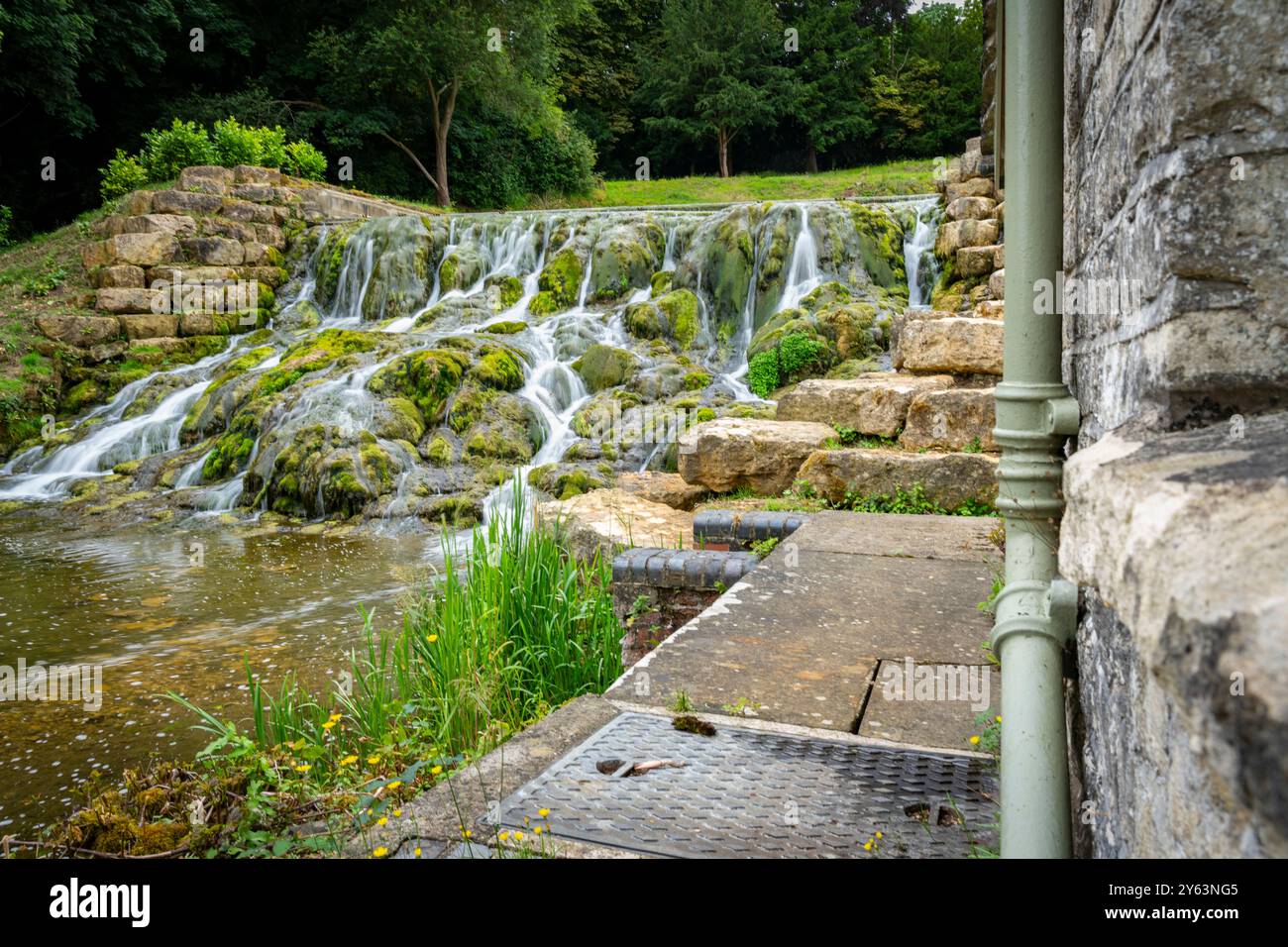 Grand Cascade waterfall in gardens Stock Photo - Alamy