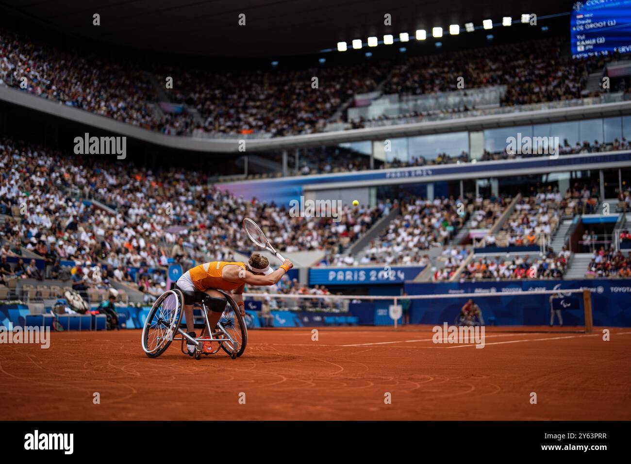 Diede de Groot of the Netherlands during the Women’s Wheelchair Tennis ...
