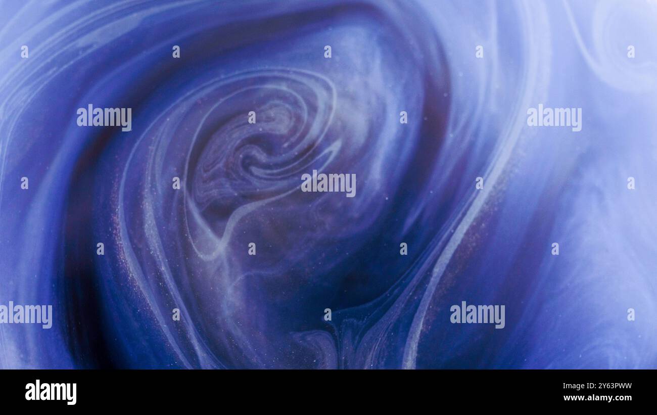 Smoke cloud. Defocused background. Blur blue color vapor floating ...