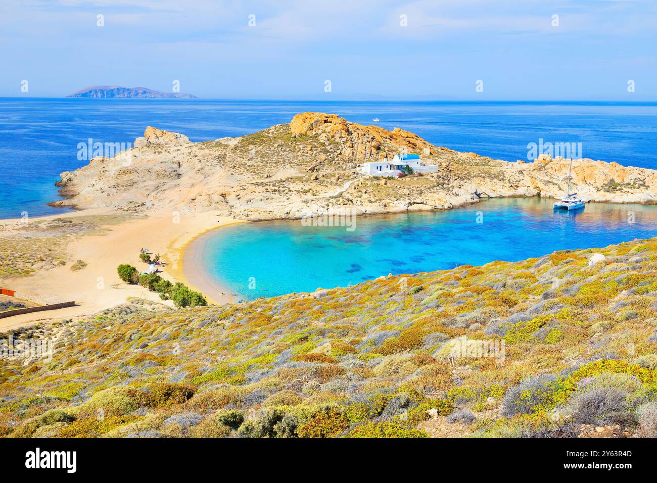 Agios Sostis beach, Serifos Island, Cyclades Islands, Greece Stock ...