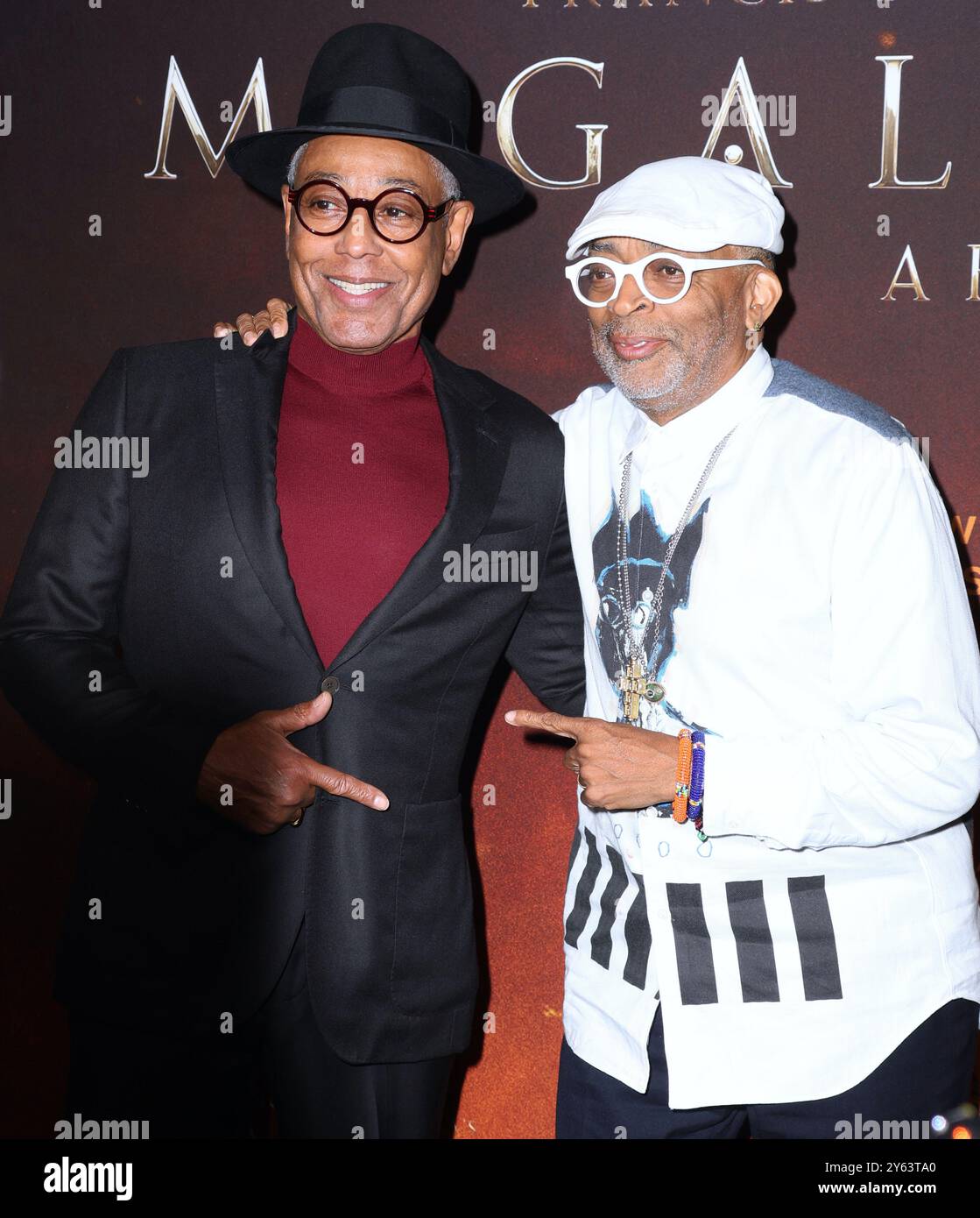 Giancarlo Esposito and Spike Lee attend Megalopolis' The Ultimate Imax Experience premiere on ...