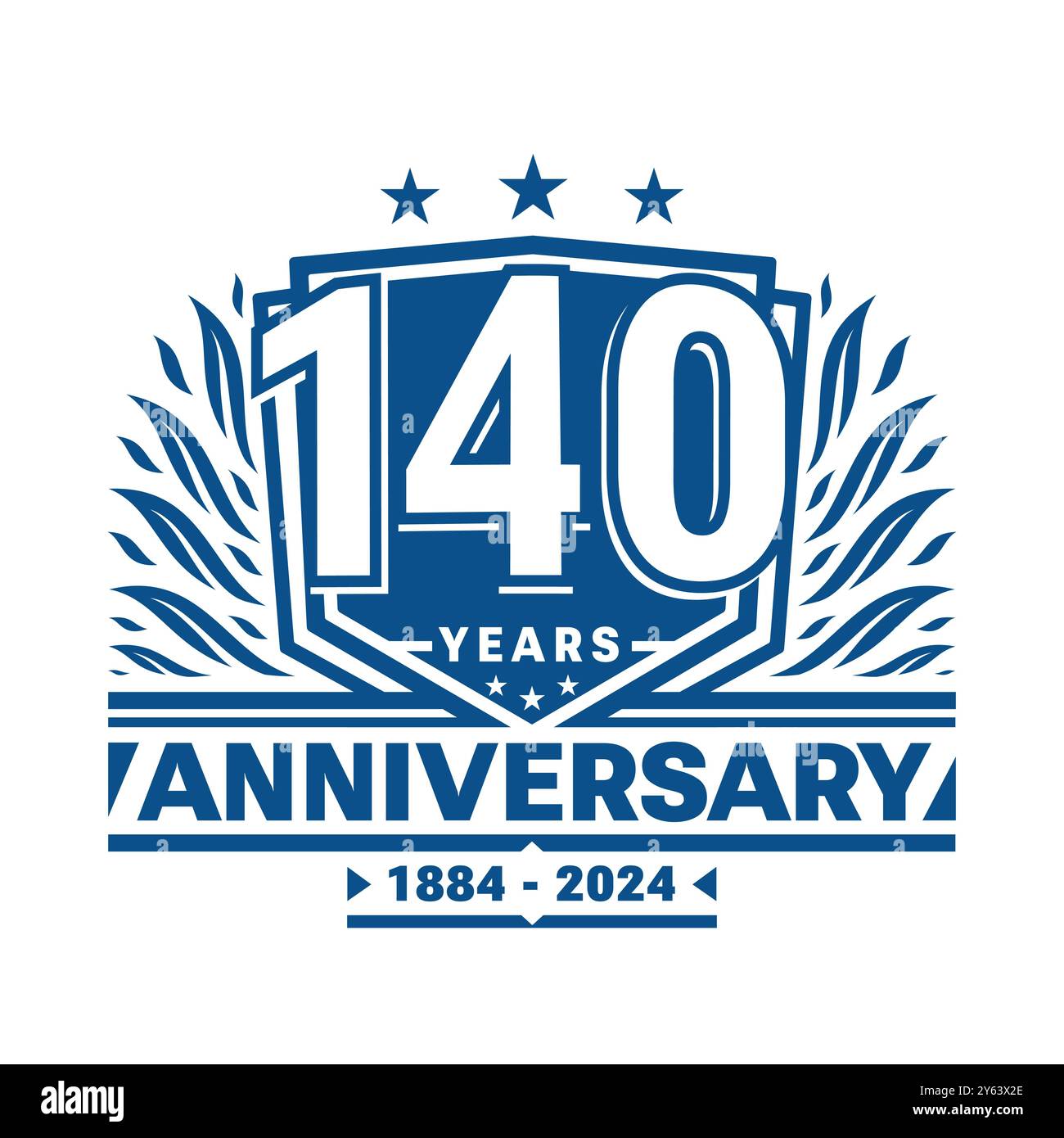 140 years ribbon hi-res stock photography and images - Alamy