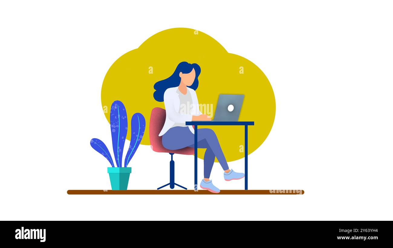 Self learning from home Cut Out Stock Images & Pictures - Alamy