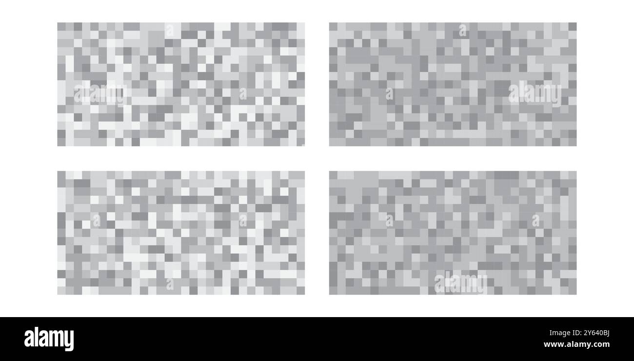 A versatile collection of neutral-tone censor bars in rectangle shapes ...