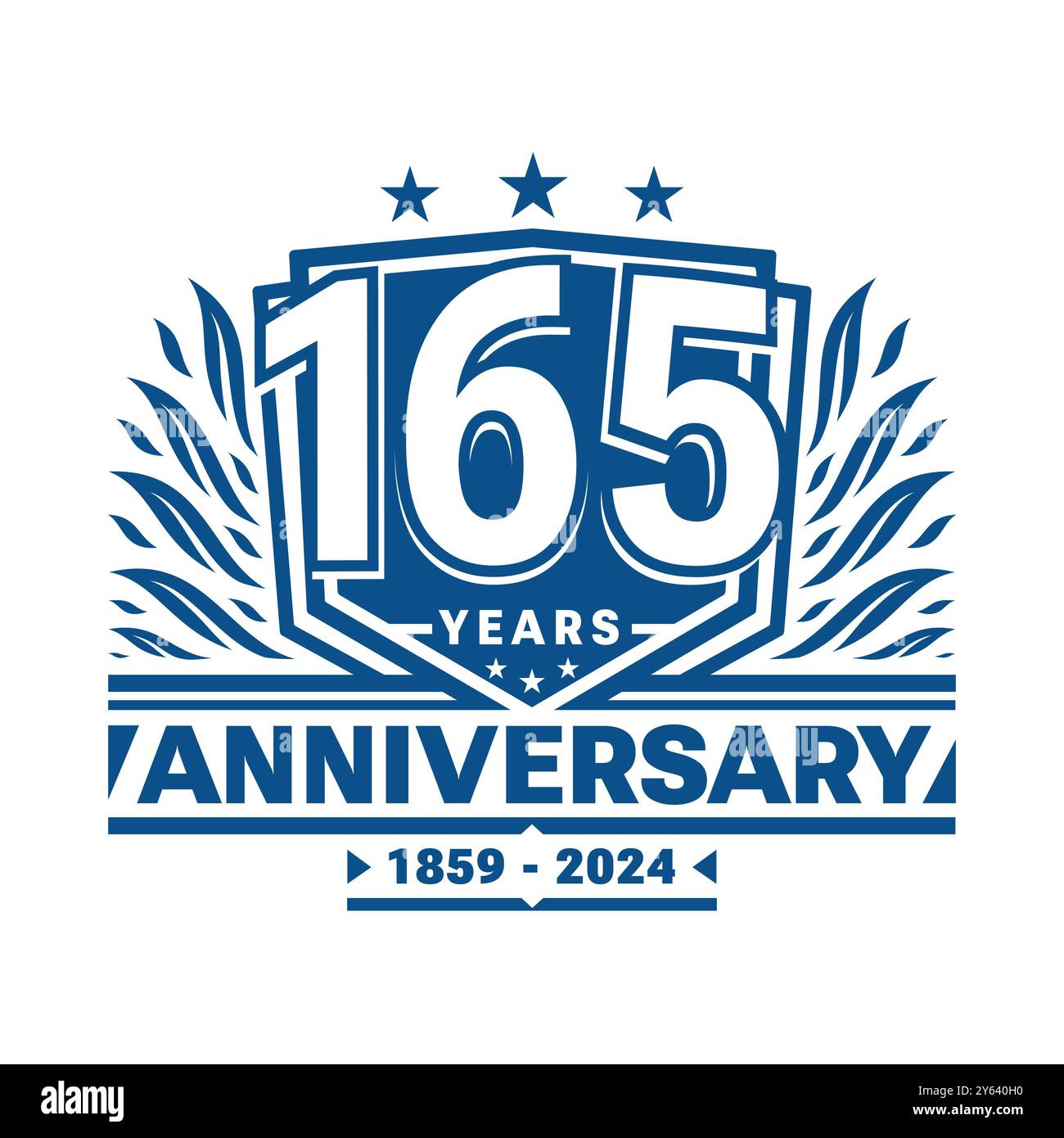 165 years anniversary celebration shield design template. 165th ... 165 years anniversary celebration shield design template. 165th ...