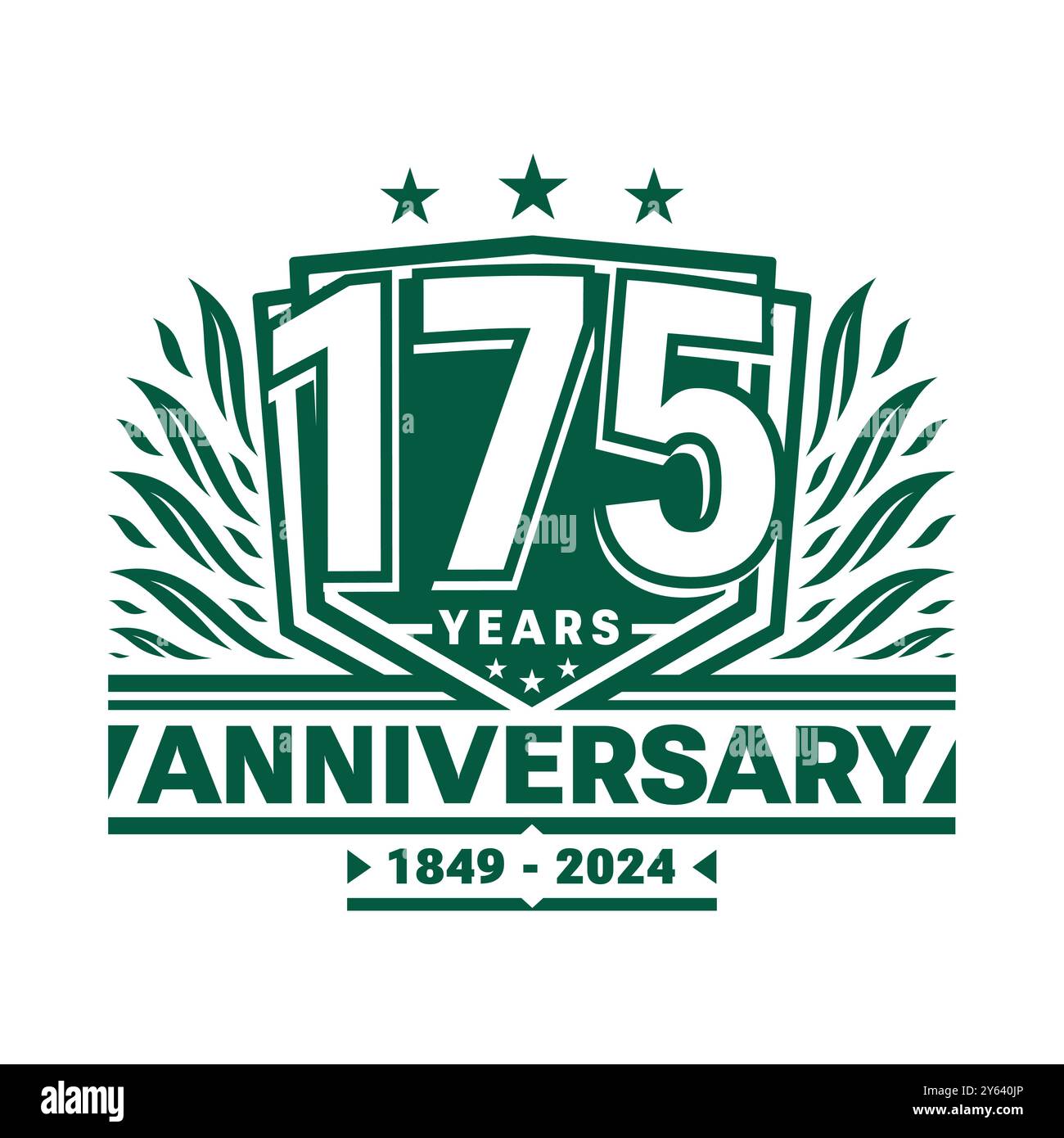 175 years logo Stock Vector Images - Alamy