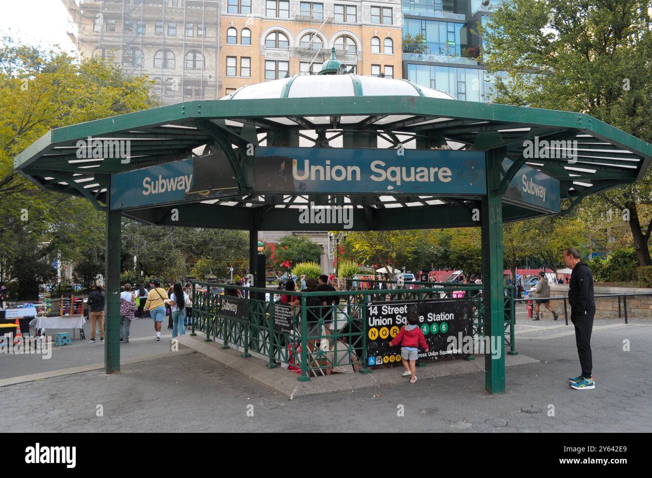 New York, United States. 22nd Sep, 2024. The 14th Street, Union Square ...