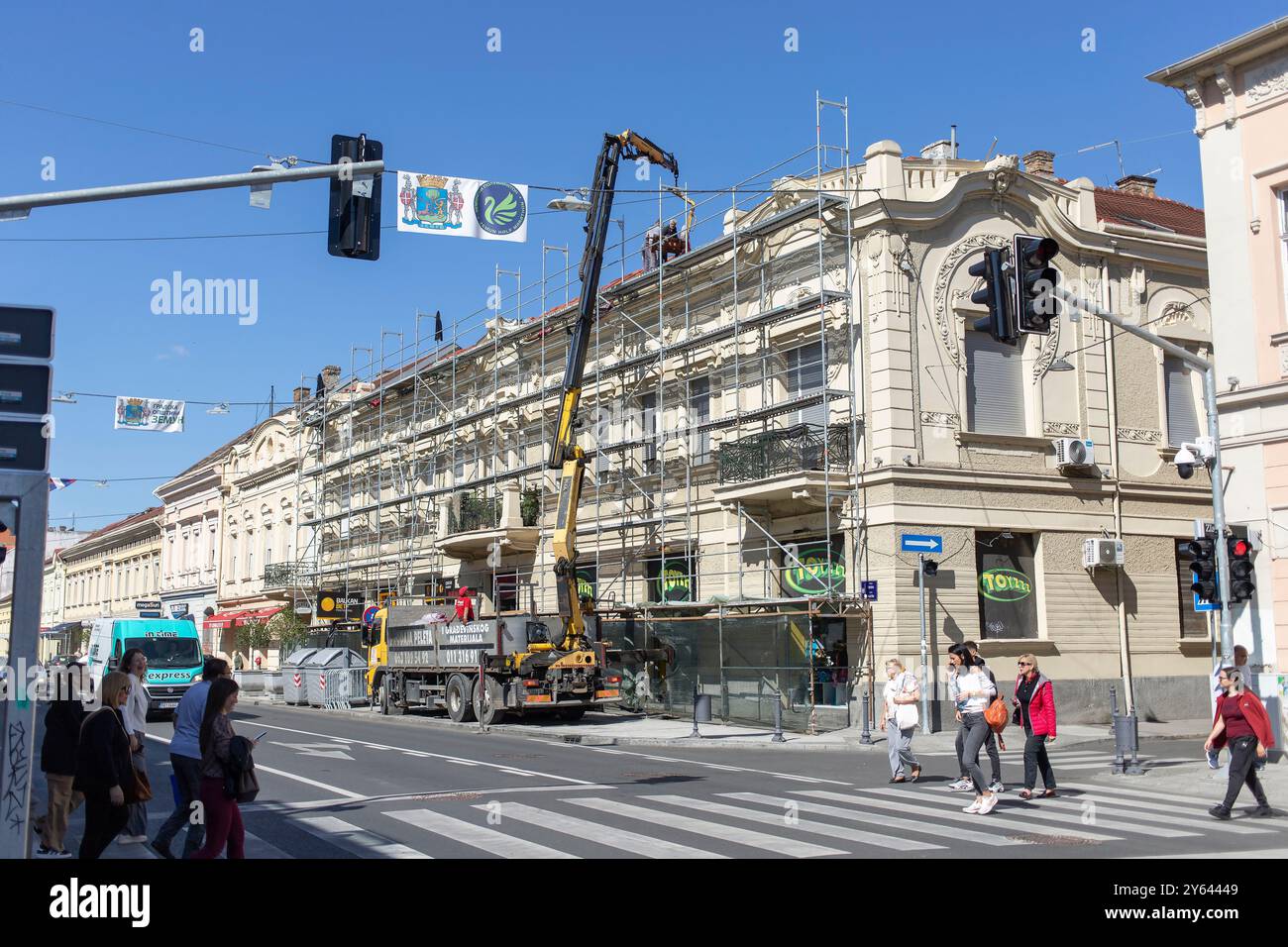 A view of Main Street (Glavna Ulica) in Zemun, Serbia Stock Photo - Alamy