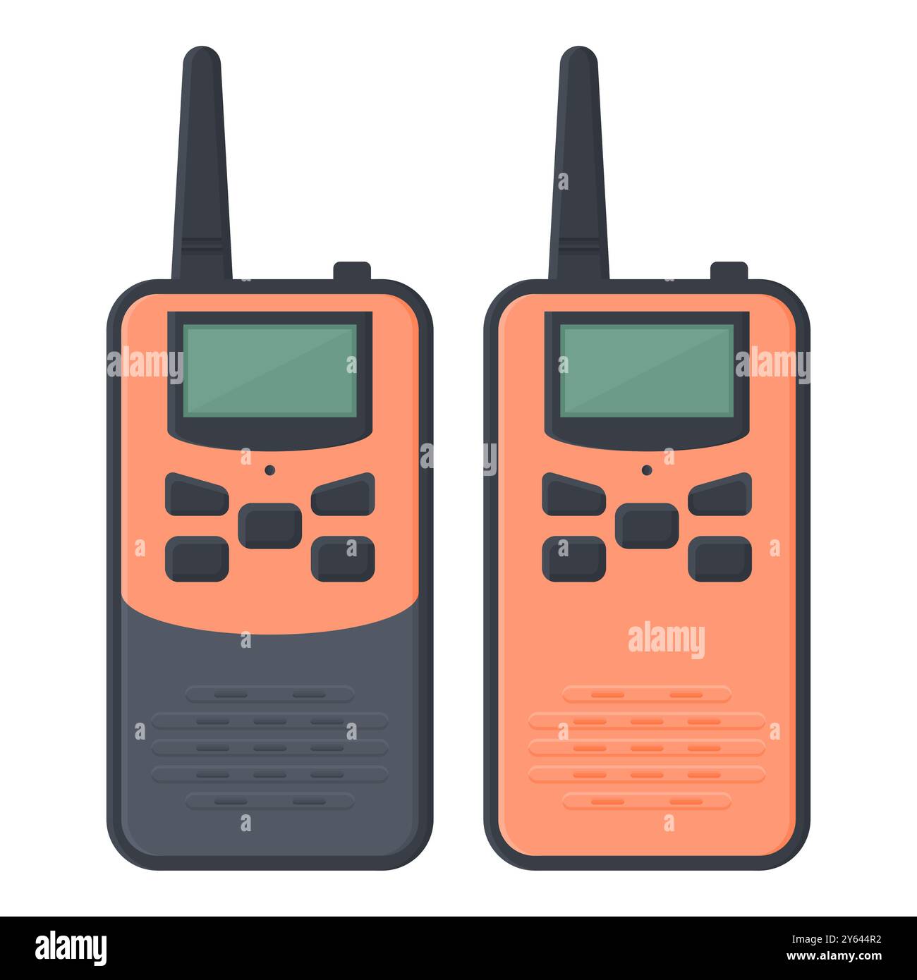 Vector Walkie Talkie Communication Device. Design Walkie Talkie ...