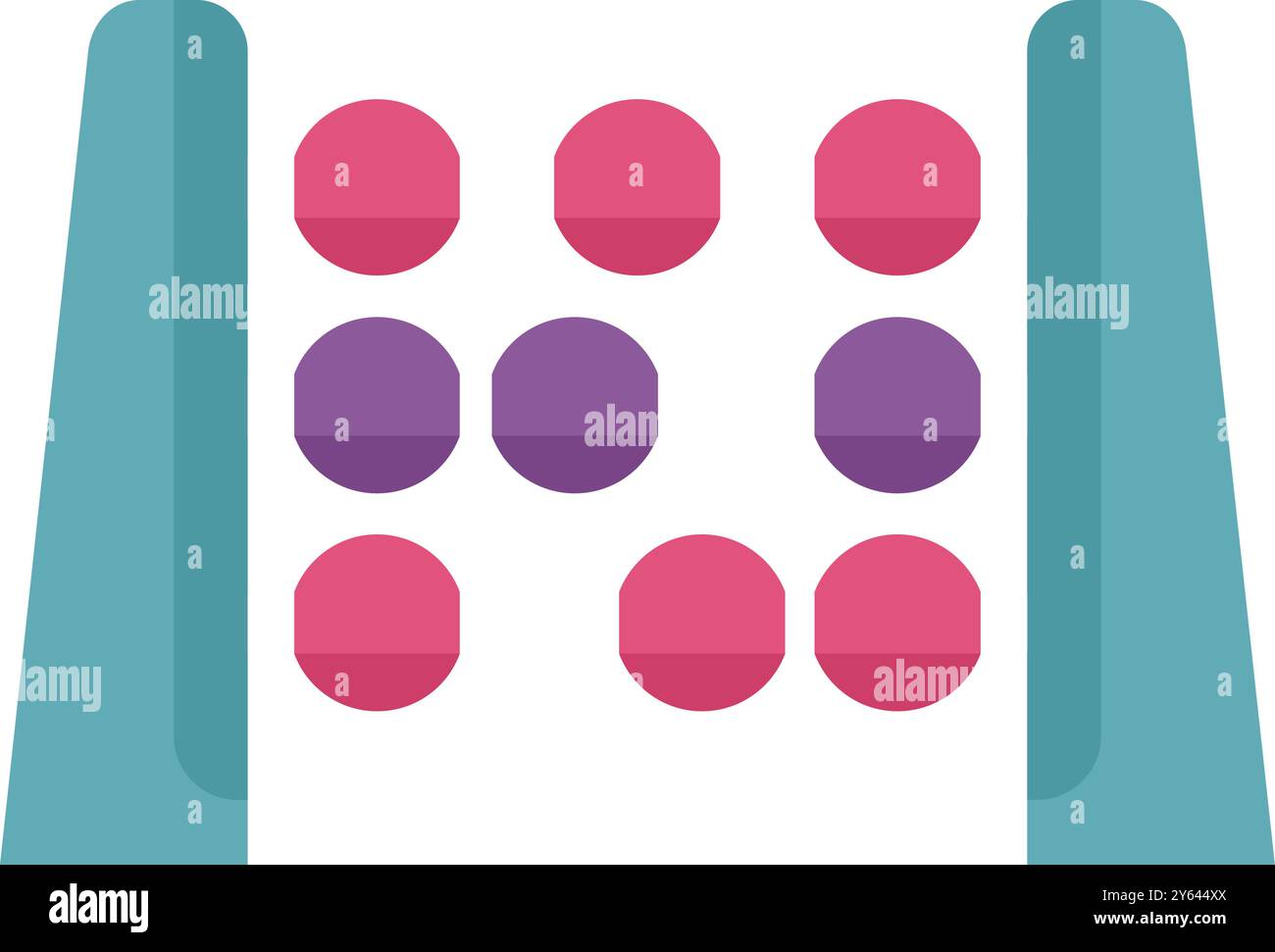 Colorful abacus representing numbers used for making calculations ...