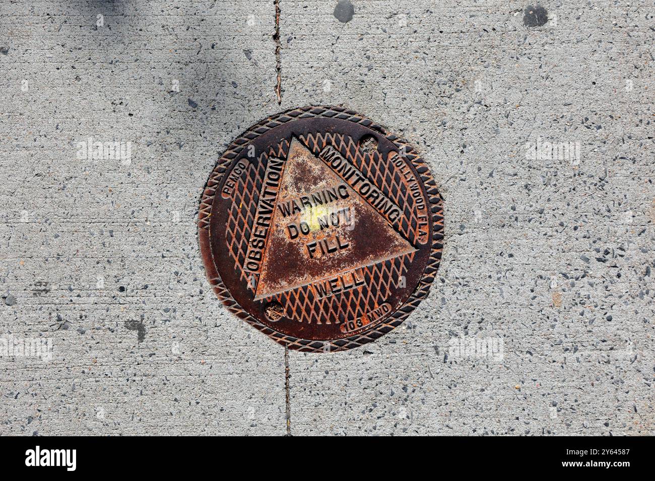 An Observation Well, or Monitoring Well used for sampling ground water ...