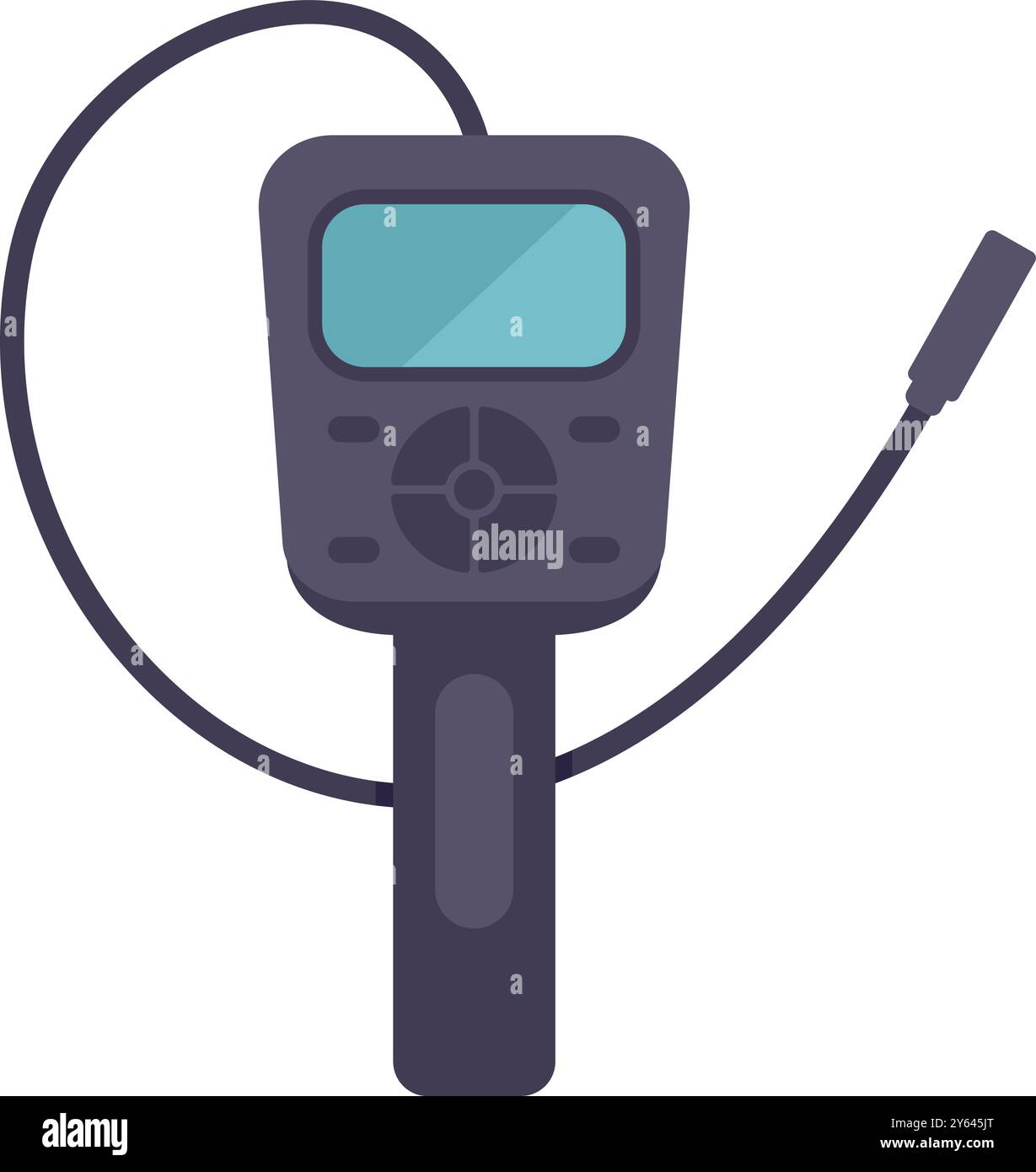 Professional digital multimeter is measuring some electrical values and ...