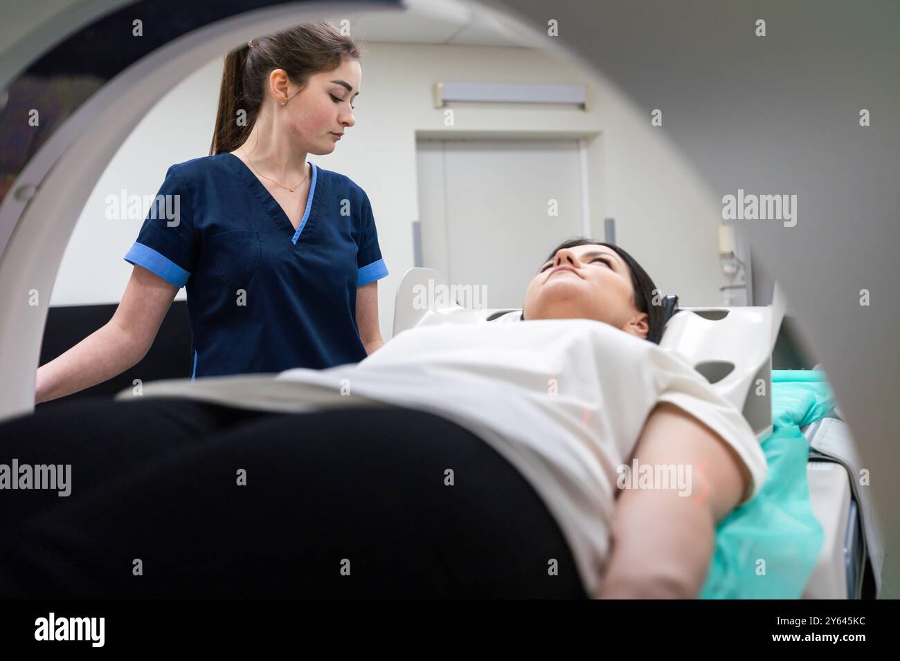 CT (Computed tomography) scanner in hospital laboratory Stock Photo - Alamy