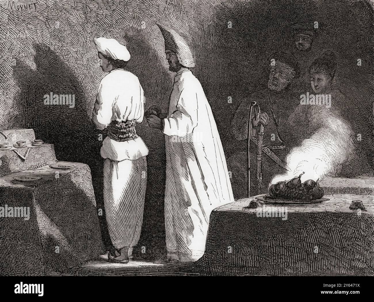 A Gabr ceremony in The Ateshgah of Baku aka Fire Temple of Baku ...