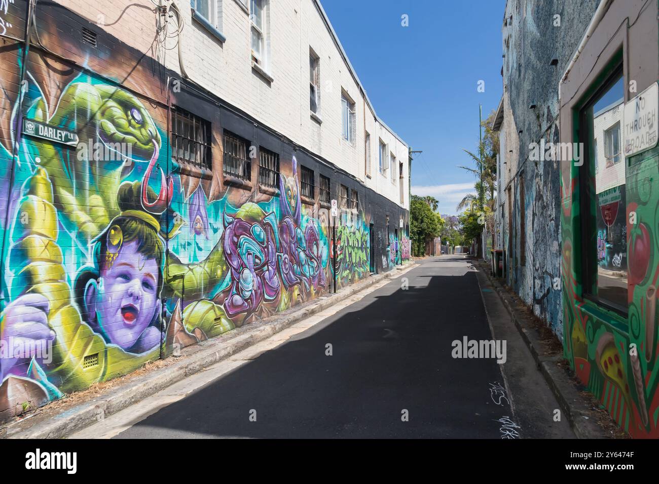General photos of Newtown, Sydney showing street art murals, Sydney ...