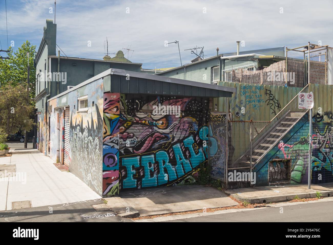 General photos of Newtown, Sydney showing street art murals, Sydney ...