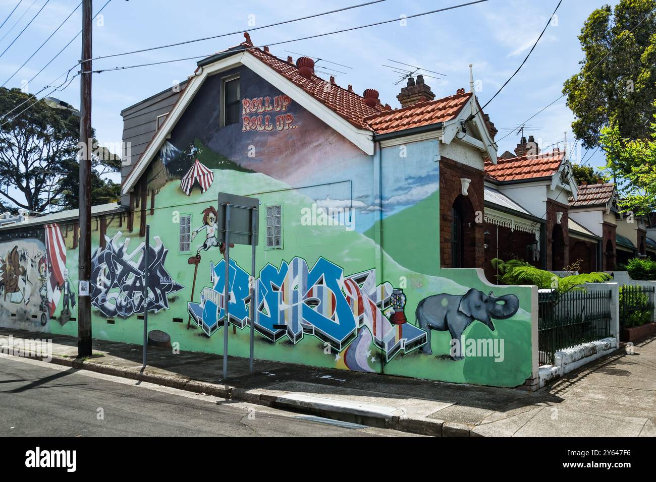 General photos of Newtown, Sydney showing street art murals, Sydney ...