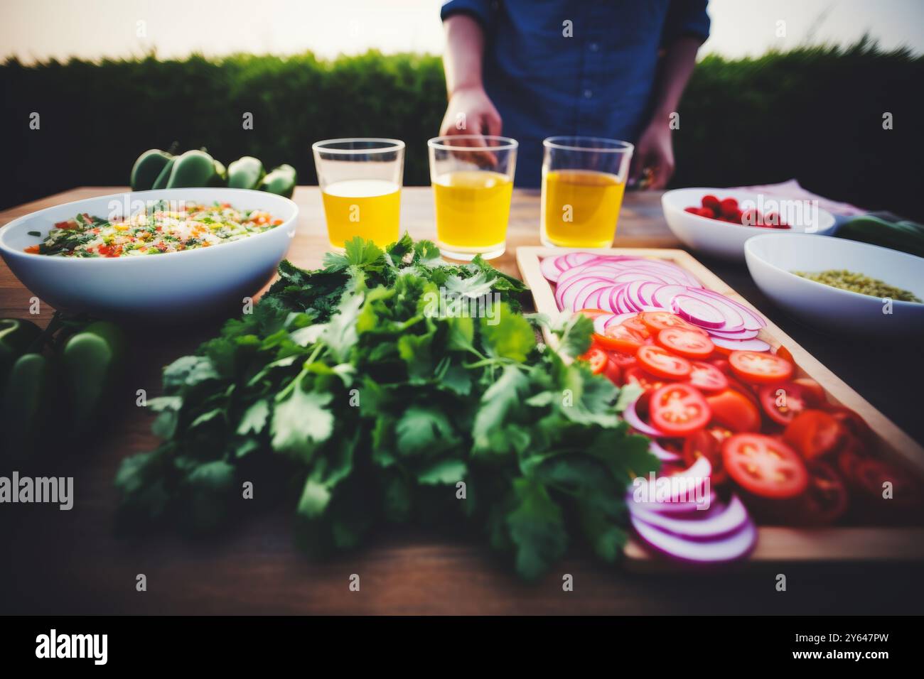 Creating natural remedies at home mixing oils, herbs, and organic ...