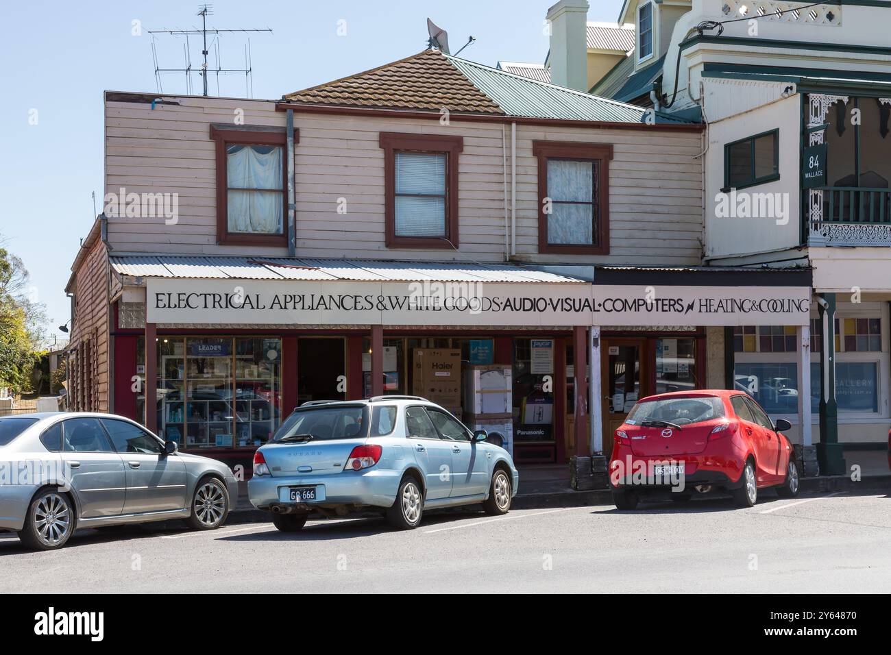 General photos of the main street in Braidwood, Wallace Street, showing ...