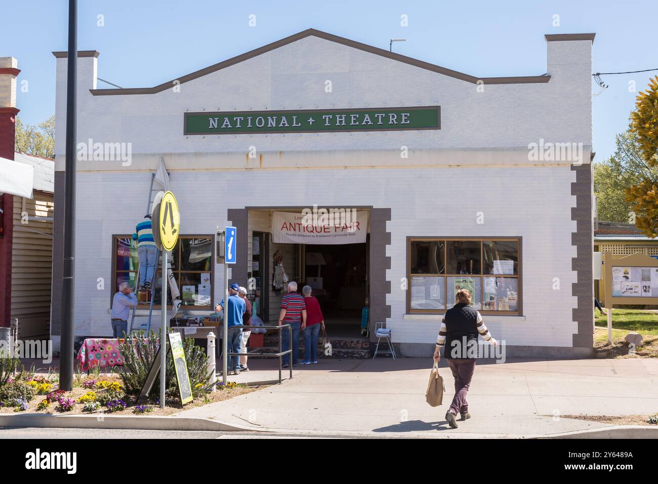 General photos of the main street in Braidwood, Wallace Street, showing ...