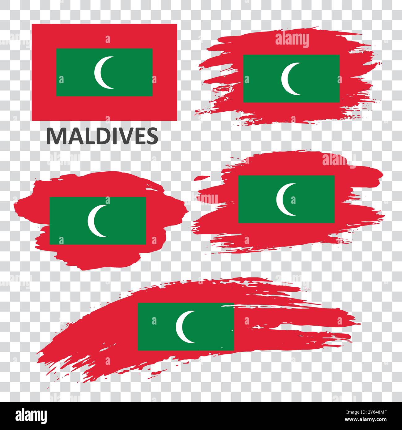 Set of vector flags of the Maldives Stock Vector Image & Art - Alamy