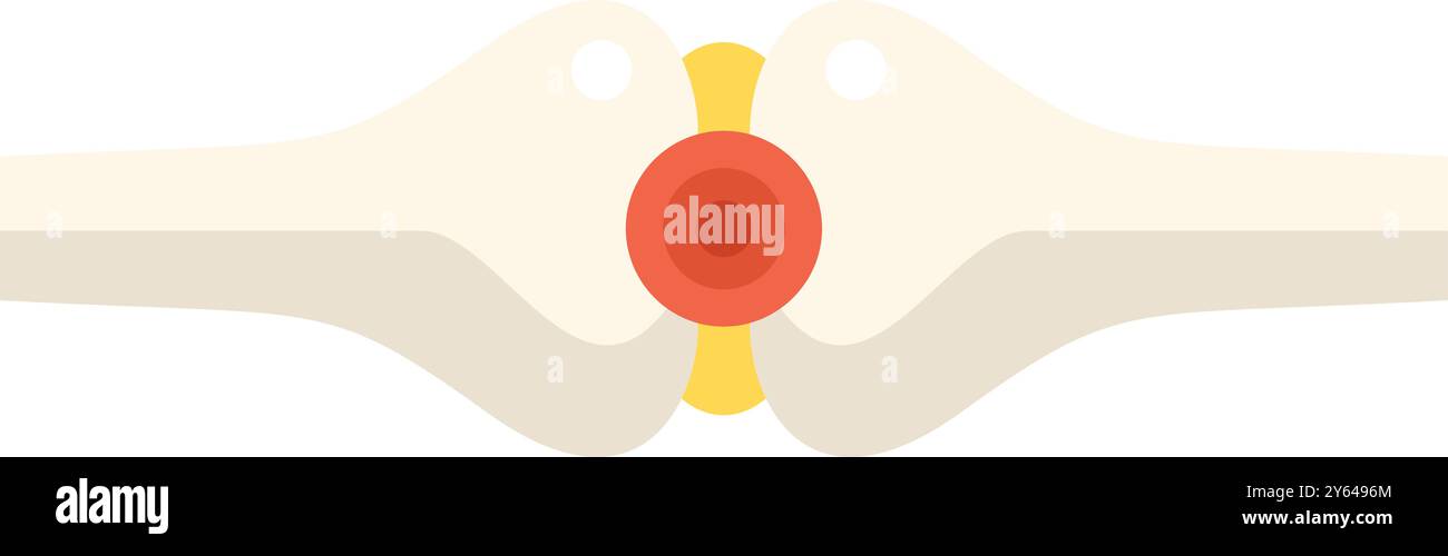 Illustration of a synapse transmitting a signal between two neurons ...