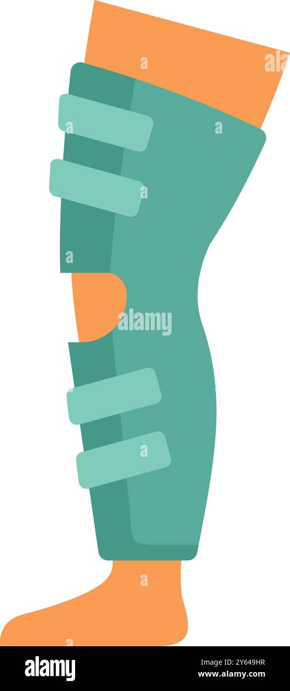 Orthopedic leg joint bandage Cut Out Stock Images & Pictures - Alamy