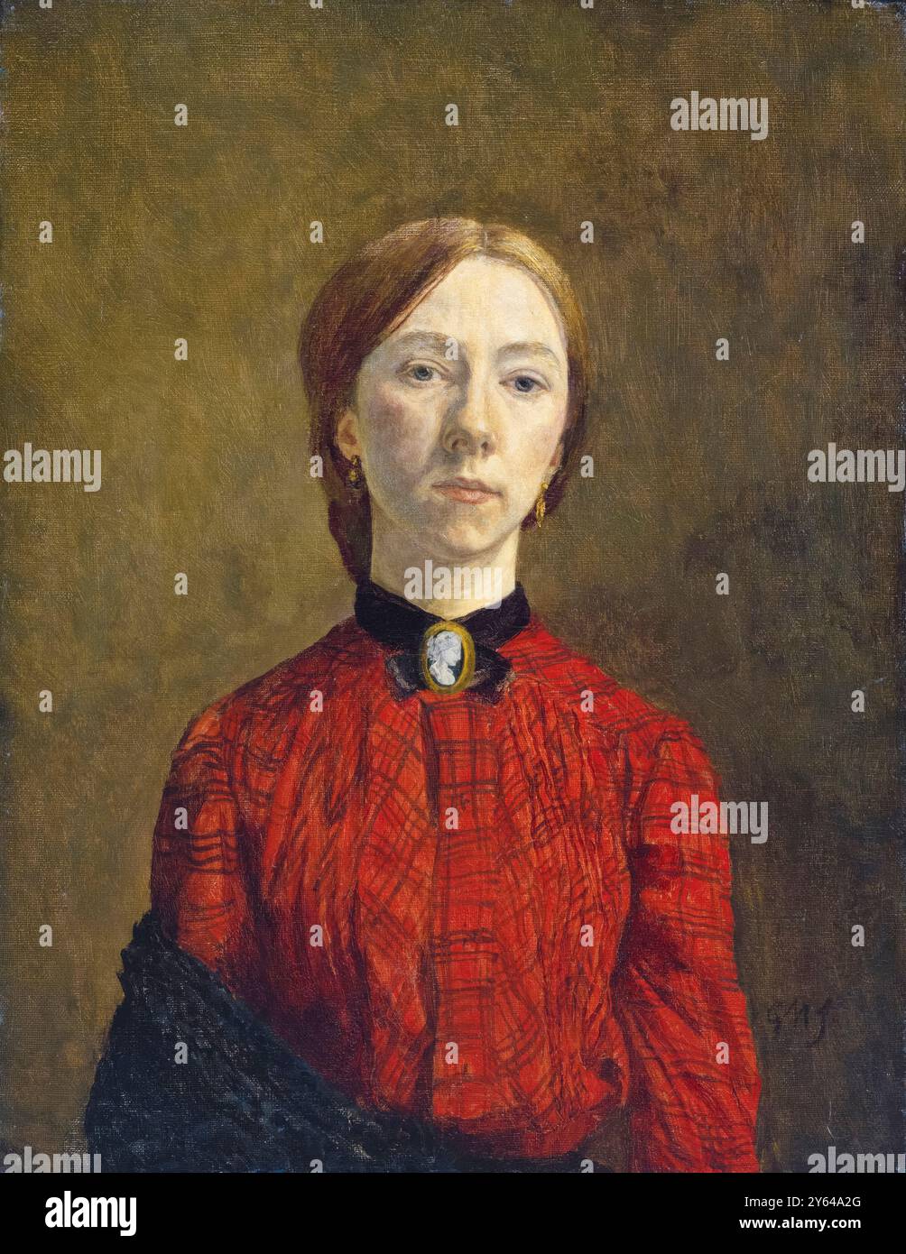 Gwen John (1876-1939), Self portrait painting of the Welsh artist ...