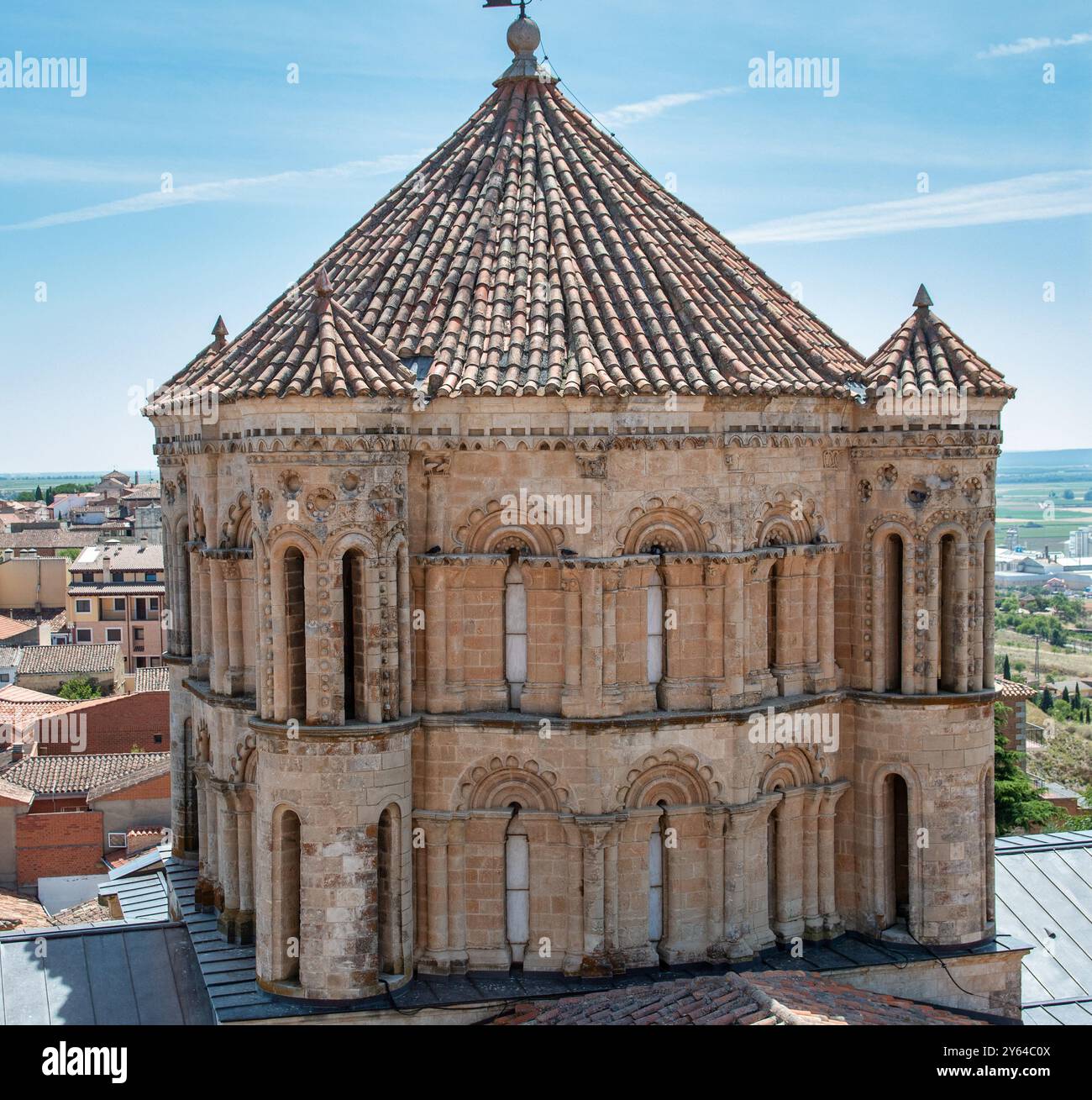 Cimborrio de la Colegiata Santa Maria la Mayor, Toro, Zamora, Spain ...