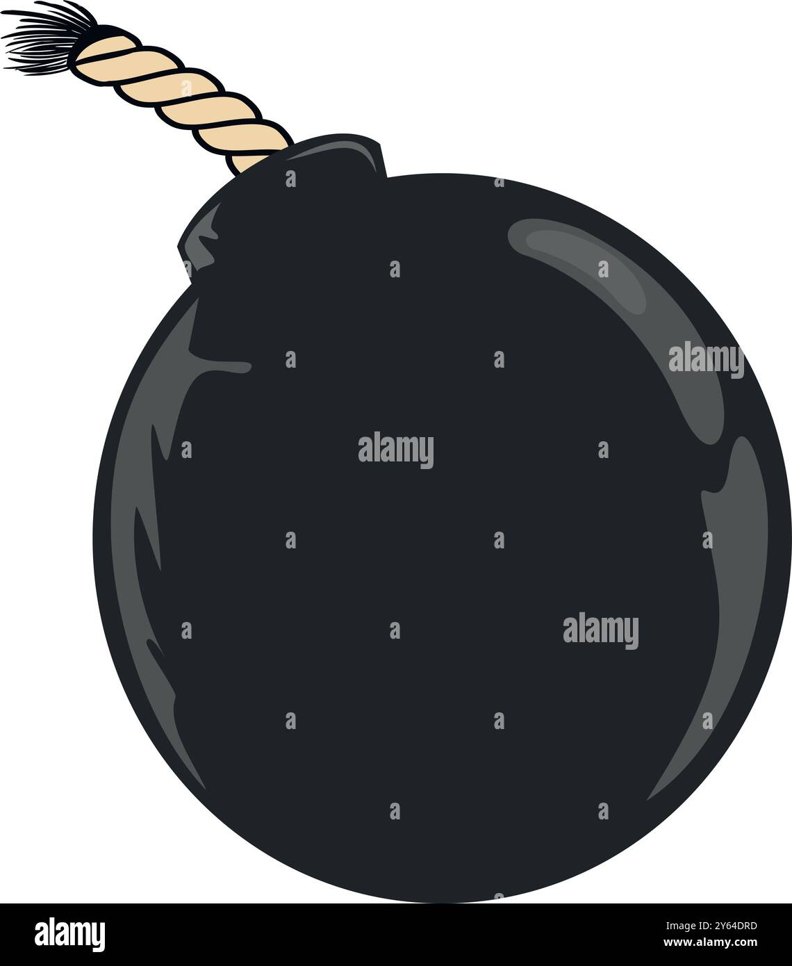 Illustration of a bomb fuse Cut Out Stock Images & Pictures - Alamy