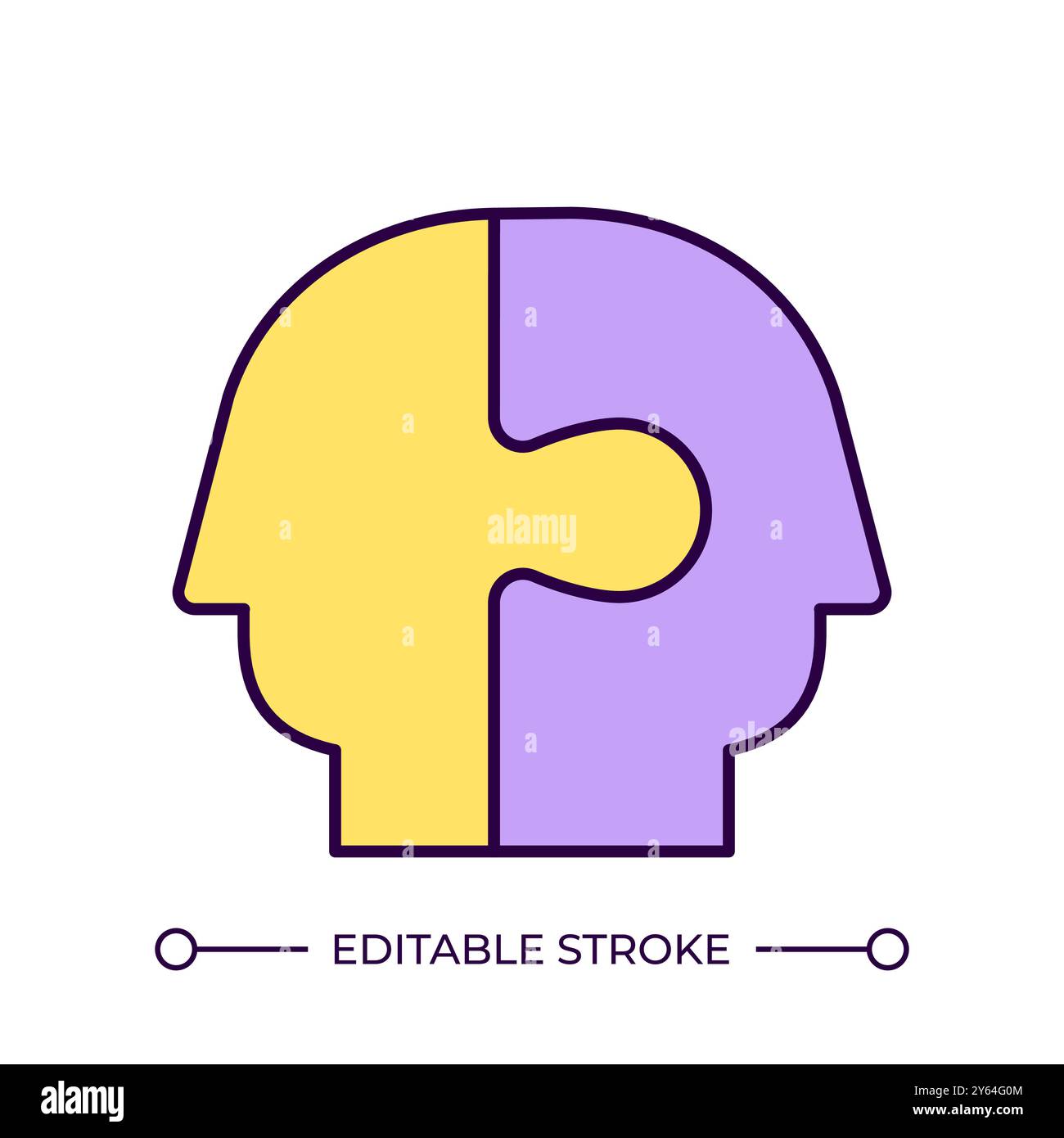 Human connection RGB color icon Stock Vector Image & Art - Alamy