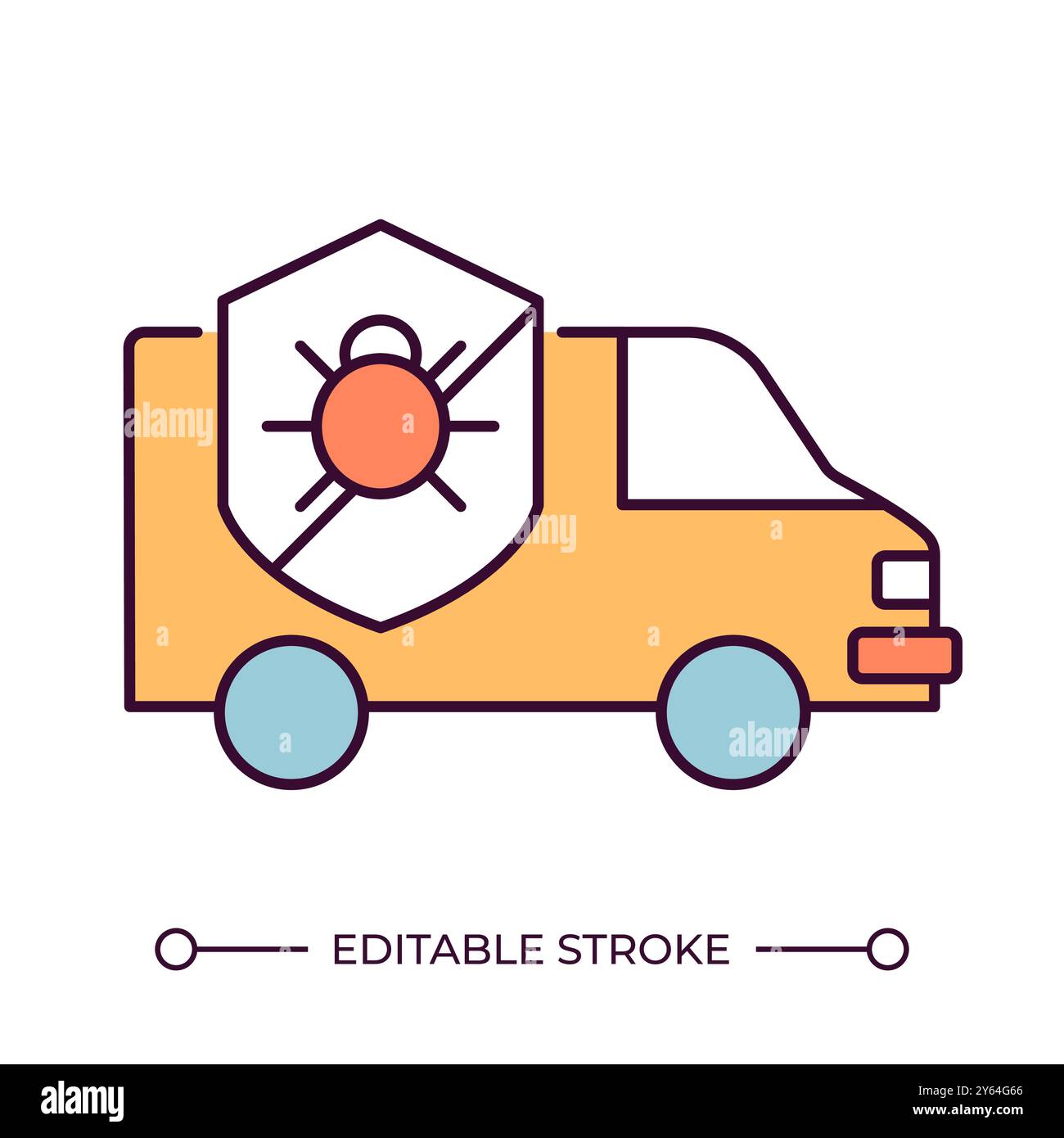 Bug service logo Cut Out Stock Images & Pictures - Alamy