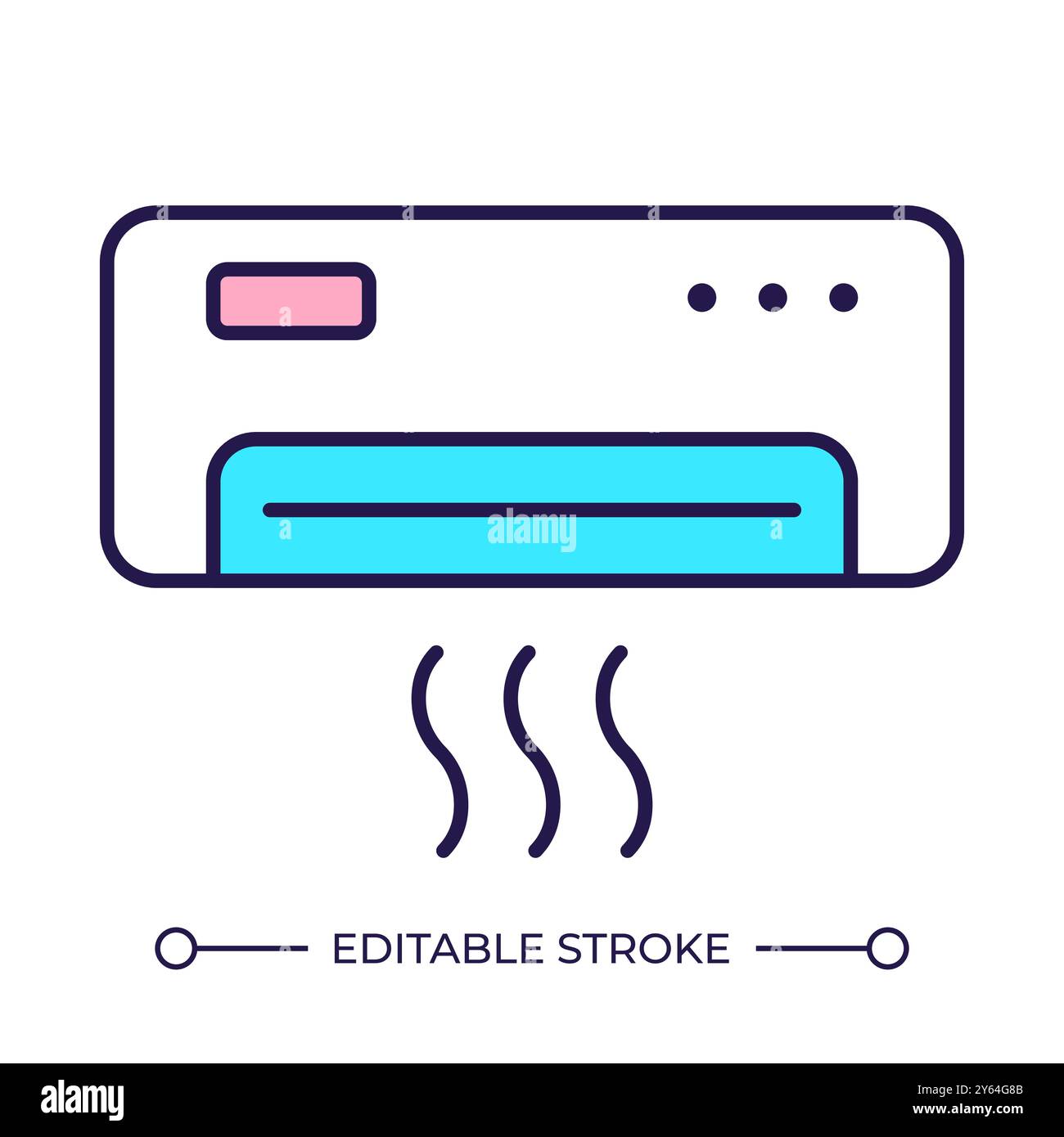 AC unit RGB color icon Stock Vector Image & Art - Alamy