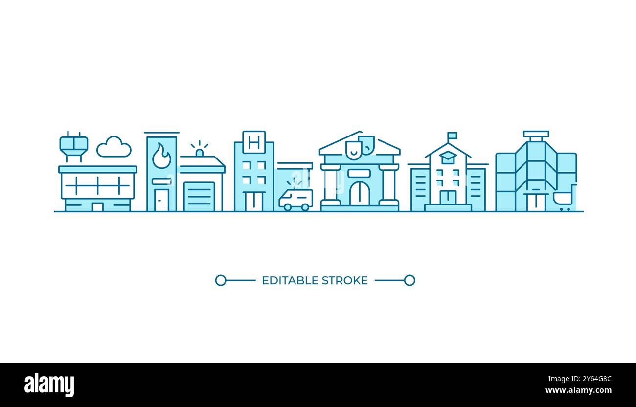 Public infrastructure development Stock Vector Images - Alamy