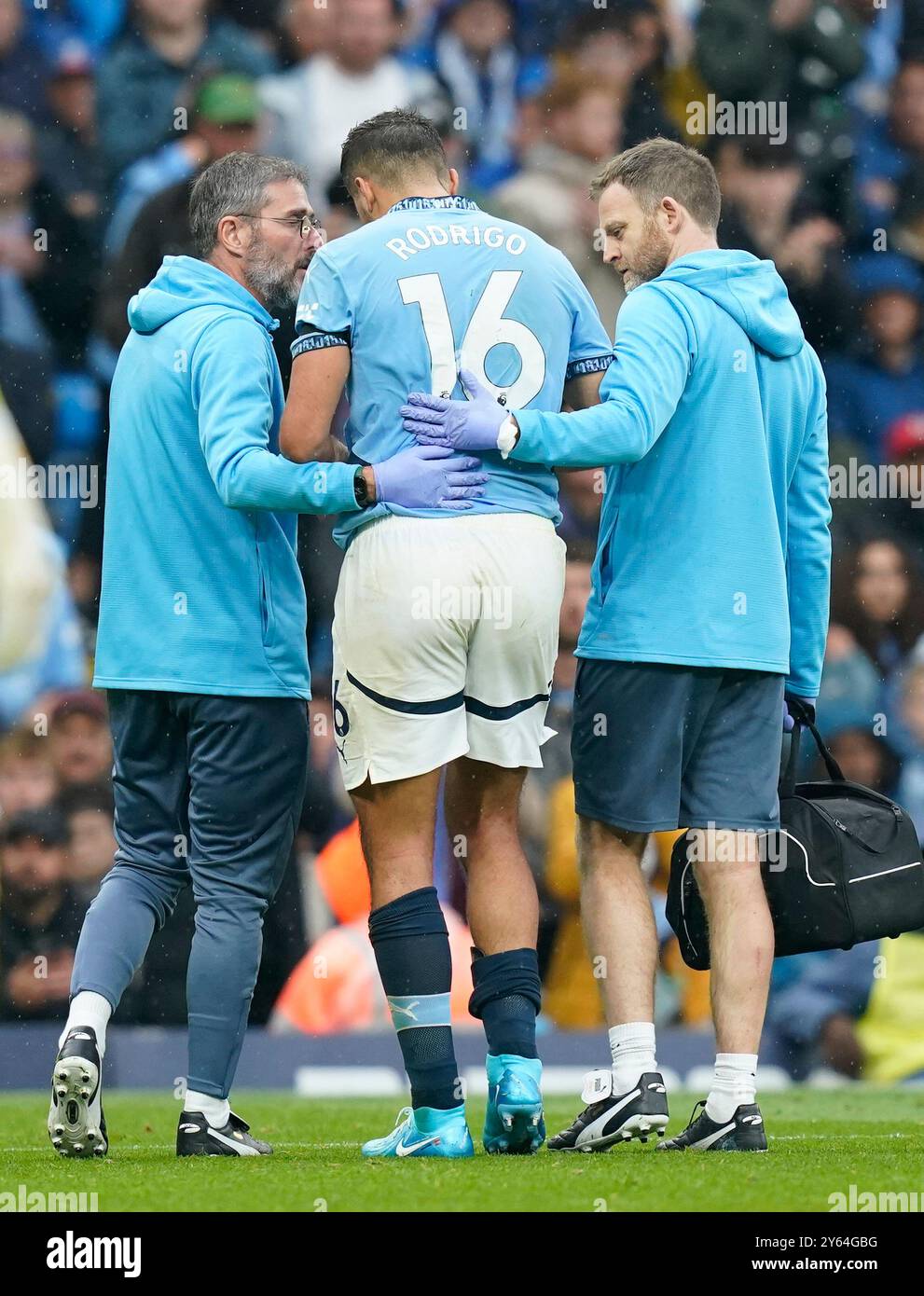 Manchester, England, 22nd September 2024. Rodri of Manchester City ...
