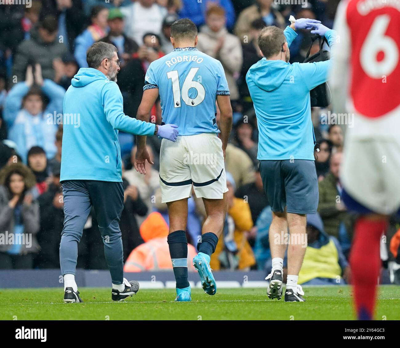 Manchester, England, 22nd September 2024. Rodri of Manchester City ...
