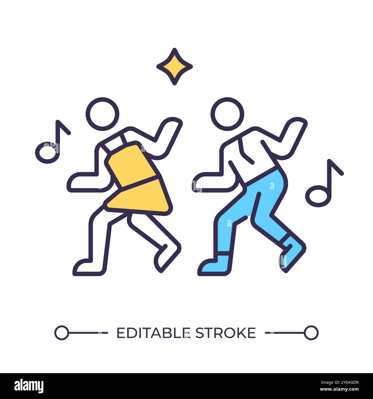 Dancing class social Stock Vector Images - Alamy