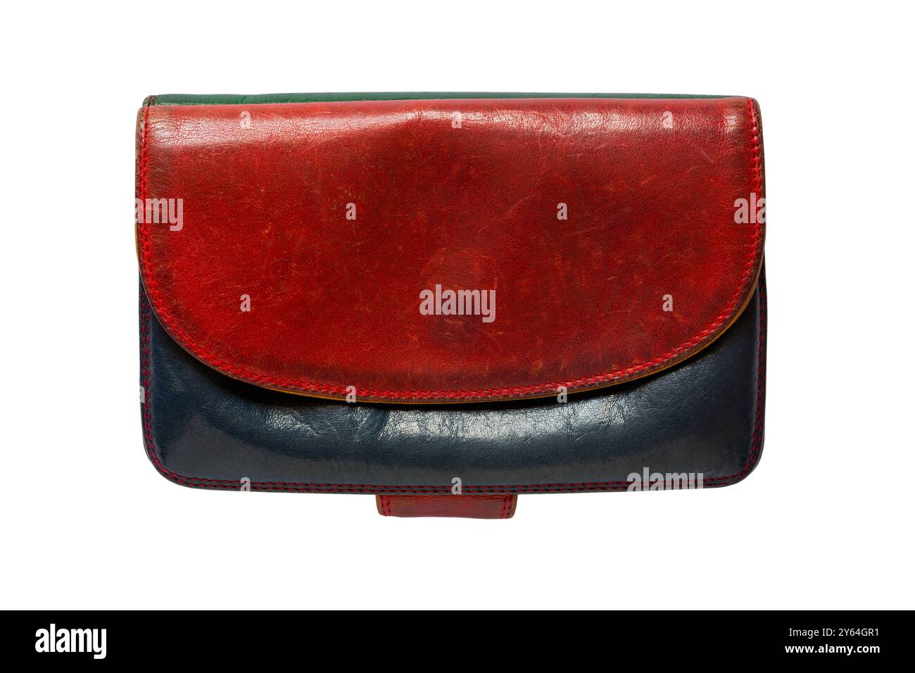 Tula leather purse isolated on white background - ladies purse Stock ...