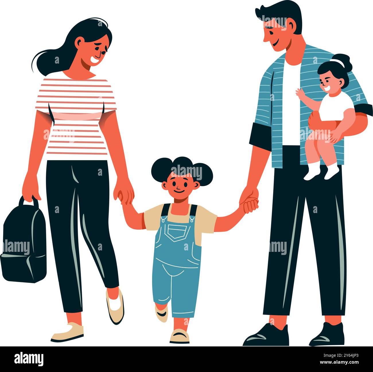 Outdoor life walking in Stock Vector Images - Alamy