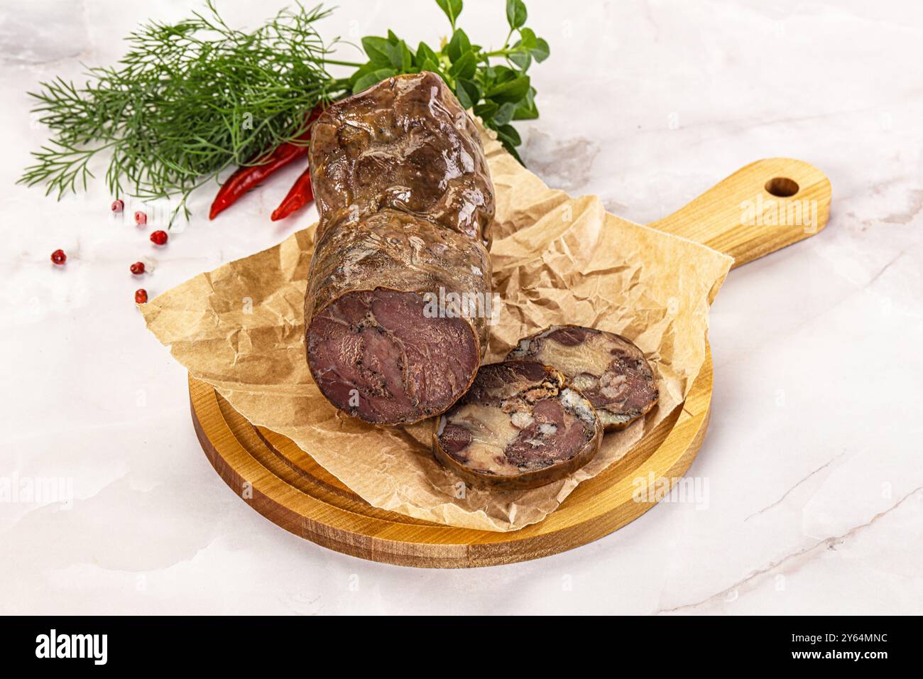 Kazy - traditional Kazakh horse meat sausage Stock Photo - Alamy